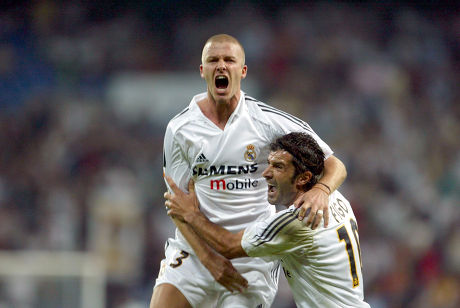 David Beckham Celebrating Scoring Goal Editorial Stock Photo - Stock ...