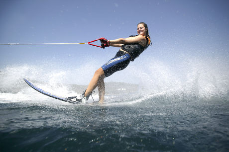 Model Released Water Skier Editorial Stock Photo - Stock Image ...