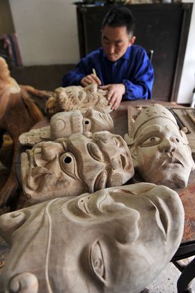 Nuo Opera Mask Very Important Part Editorial Stock Photo - Stock Image ...