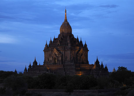 Buddhist Temple Temple Complex Bagan Editorial Stock Photo - Stock ...