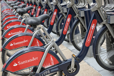 Santander Cycle Hire Boris Bikes Docking Editorial Stock Photo - Stock ...