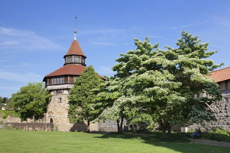 Dicker Turm Tower Esslinger Burg Esslingen Editorial Stock Photo ...