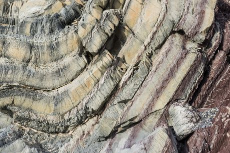 Limestone Coloured Red By Iron Whitishyellow Editorial Stock Photo ...