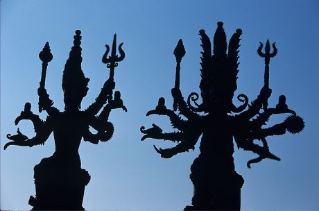 Multi Armed Deities Including Ganesh Right Editorial Stock Photo ...