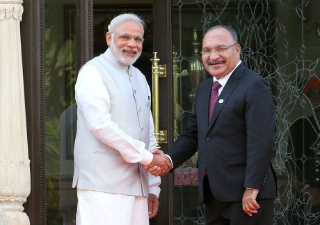 Indian Prime Minister Narendra Modi Shakes Editorial Stock Photo ...