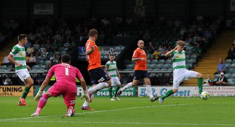 Ryan Bird Yeovil Town Scores His Editorial Stock Photo - Stock Image ...