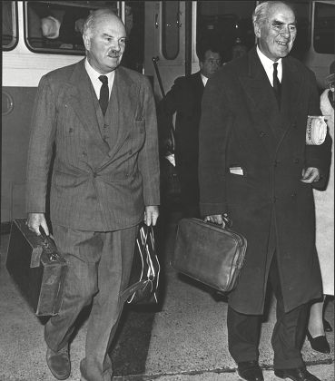 British Mps Sir Godfrey Nicholson Reginald Editorial Stock Photo ...