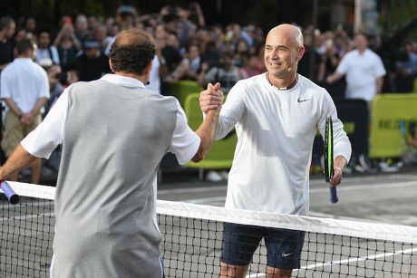 Pete Sampras Andre Agassi Editorial Stock Photo - Stock Image ...