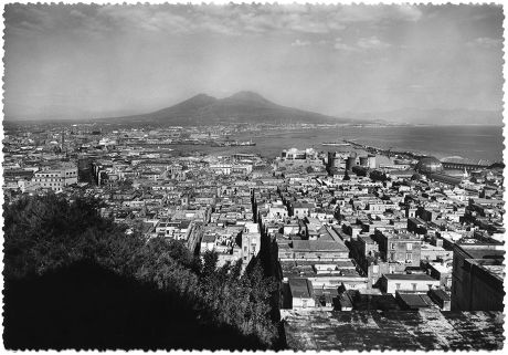 Panoramic View Naples Mt Vesuvius Background Editorial Stock Photo ...