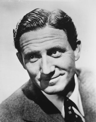 Actor Spencer Tracy Publicity Portrait Circa Editorial Stock Photo ...