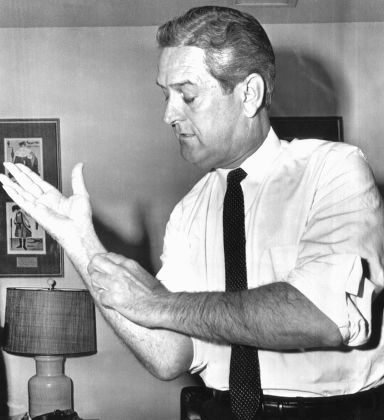Texas Governor John Connally Showing Where Editorial Stock Photo ...