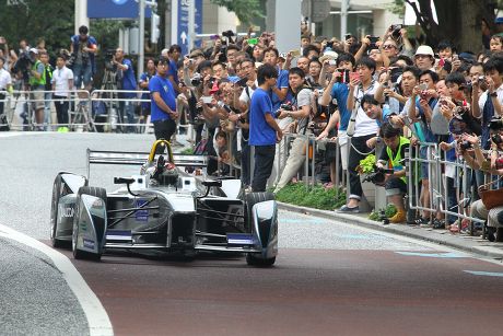 Formula E Racing Car Demonstration Editorial Stock Photo - Stock Image ...
