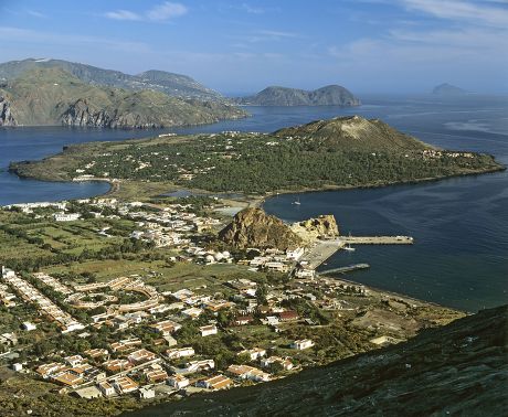 Volcano Porto Di Levante View Vulcanello Editorial Stock Photo - Stock ...