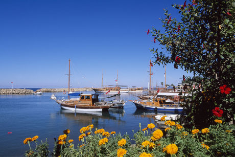 Side Harbour Turkish Riviera Turkey Editorial Stock Photo - Stock Image ...