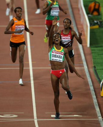 Genzebe Dibaba Ethiopia Wins 1500 M Editorial Stock Photo - Stock Image ...