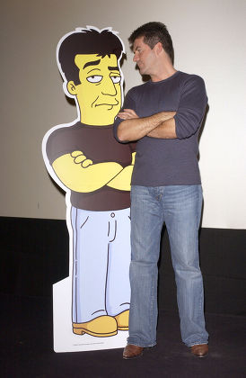 SIMON COWELL SIMPSONS CHARACTER Editorial Stock Photo - Stock Image ...