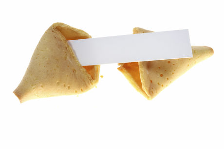 Fortune Cookie Opened Editorial Stock Photo - Stock Image | Shutterstock