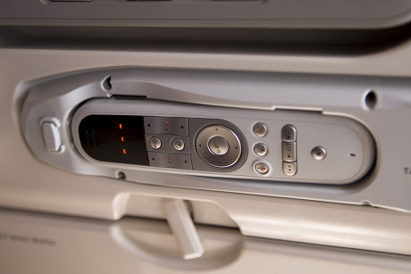 Remote Control Unit Boeing 777 Inflight Editorial Stock Photo - Stock ...