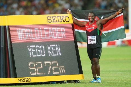 Julius Yego Ken During Mens Javelin Editorial Stock Photo - Stock Image ...