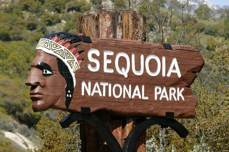 Sign Sequoia National Park California Usa Editorial Stock Photo - Stock ...