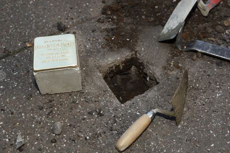 Stolpersteine Stumbling Blocks Art Project Cologne Editorial Stock ...