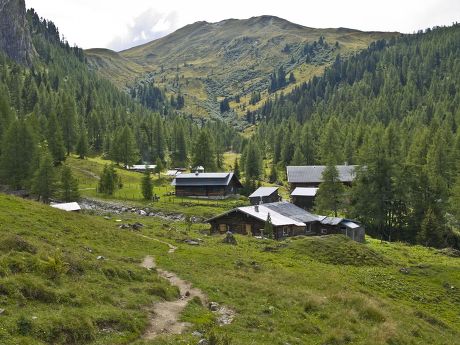 Village On Filzmoosalm Filzmoos Mountain Pasture Editorial Stock Photo ...