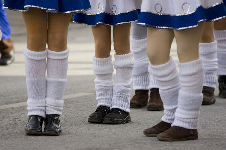 Girls Legs Dancers Taking Part Carnival Editorial Stock Photo - Stock ...