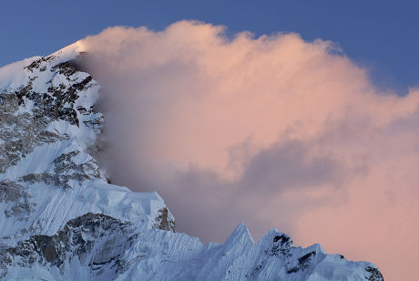 Nuptse 7861 West Face Khumbu Himal Editorial Stock Photo - Stock Image ...