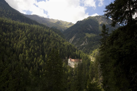 View Historic Val Sinestra Hotel Lower Editorial Stock Photo - Stock ...