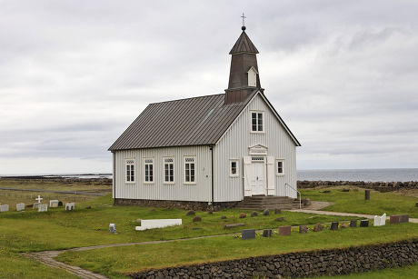Exterior View Strandarkirkja Church Selvogur Iceland Editorial Stock ...