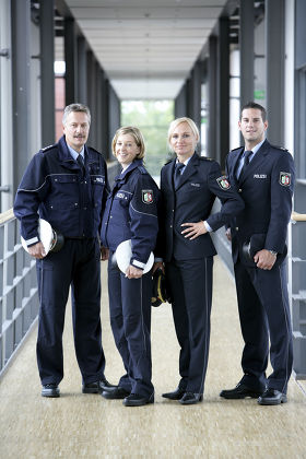 New Blue Police Uniforms Worn By Editorial Stock Photo - Stock Image ...