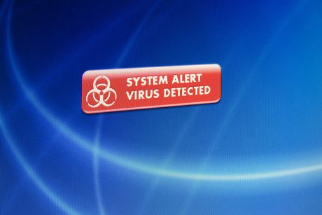 Computer Monitor Shot System Alert Virus Editorial Stock Photo - Stock ...