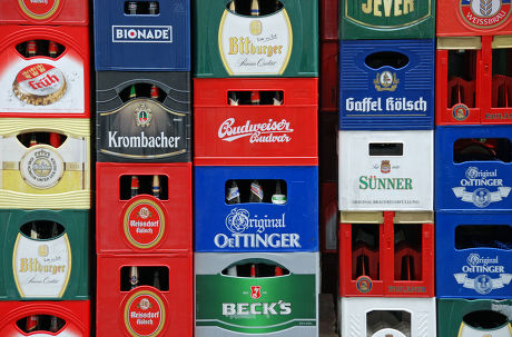 Various Beverage Crates Bottle Deposits Germany Editorial Stock Photo ...