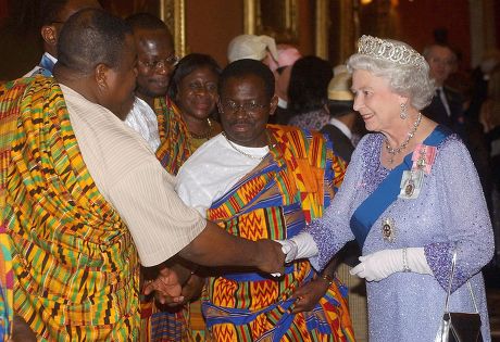 Queen Elizabeth Ii Meeting Member Ghanaian Editorial Stock Photo ...