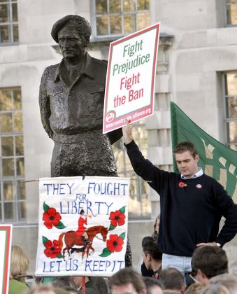 Pro Hunt Supporter Front Statue Field Editorial Stock Photo - Stock ...
