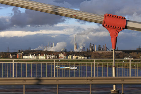View Friedrichebertbruecke Laar Thyssen Krupp Steel Editorial Stock ...