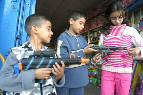 Iraqi Boys Holding Their New Toy Editorial Stock Photo - Stock Image ...