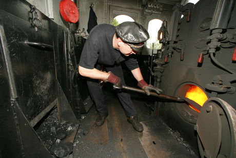 Engine Driver Fuelling Tank Historical Steam Editorial Stock Photo ...