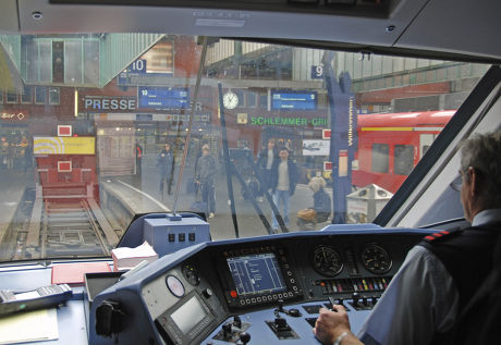 Engine Driver Intercity Train Germany Editorial Stock Photo - Stock ...