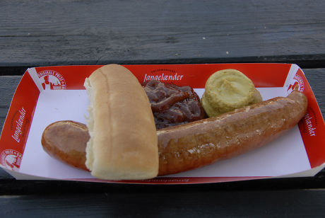 Frankfurter Sausage Made Denmark Editorial Stock Photo - Stock Image ...