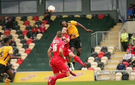 Scott Bodin Newport County Takes On Editorial Stock Photo - Stock Image ...