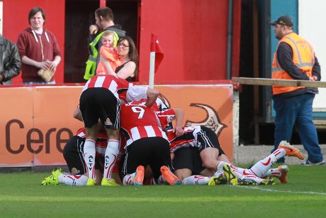 Sam Heathcote Celebrates His Winning Goal Editorial Stock Photo - Stock ...