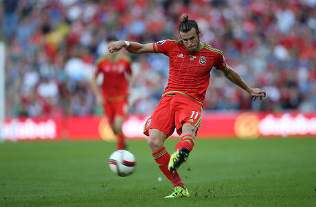 Gareth Bale Wales Looks Play Ball Editorial Stock Photo - Stock Image ...