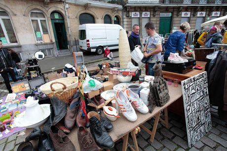 Lille Grande Braderie fleamarket, France - 05 Sep 2015 Stock Pictures ...