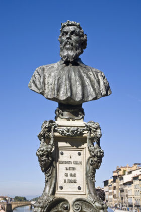 Statue Italian Goldsmith Sculptor Benvenuto Cellini Editorial Stock ...
