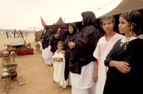 Nomads Walking Around Camp Festival Tan Editorial Stock Photo - Stock ...