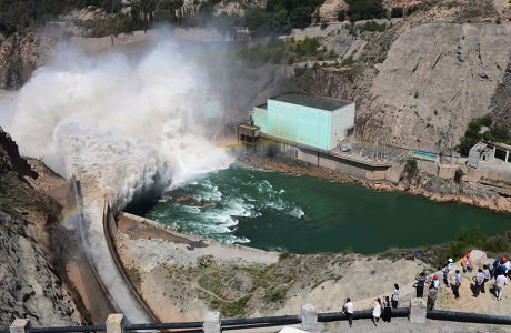 Water Gushes Out Sluicing Sediment Hole Editorial Stock Photo - Stock ...