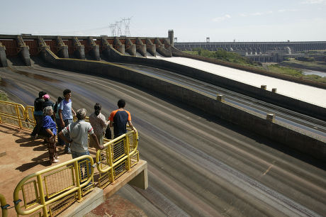 Dam Hydroelectric Power Station Itaipu Rio Editorial Stock Photo ...