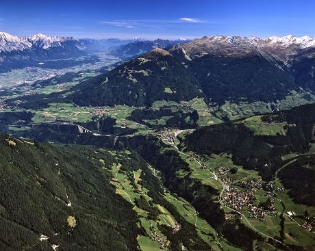 Stubai Valley Europes Bridge Central Schoenberg Editorial Stock Photo ...