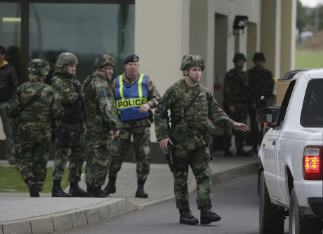 American Soldiers Keep Watching Us Airbase Editorial Stock Photo ...